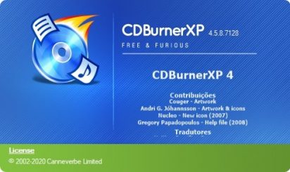 CDBurnerXP para Windows Download