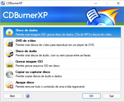 CDBurnerXP para Windows Download