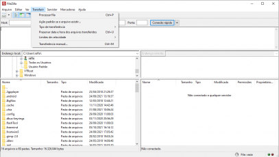 Cliente FileZilla Portable para Windows Download - Baixesoft