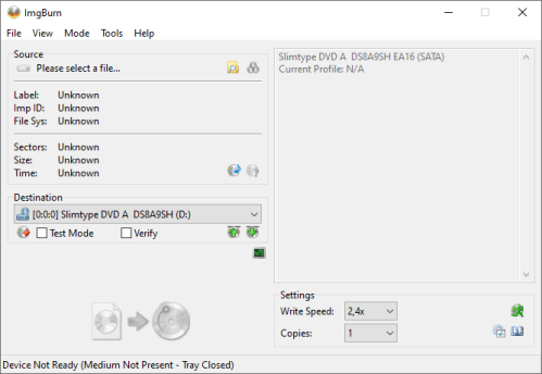 ImgBurn para Windows Download