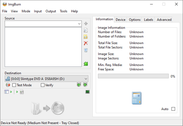 ImgBurn para Windows Download