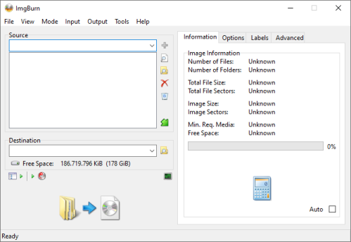 ImgBurn Portable para Windows Download - Baixesoft