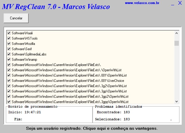 MV RegClean para Windows Download