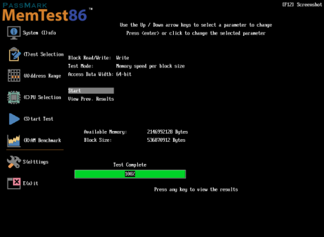 Memtest86 para Windows Download - Baixesoft