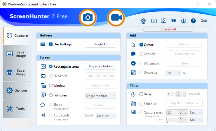 ScreenHunter Free para Windows Download