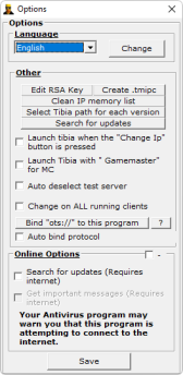Tibia IP Changer para Windows Download - Baixesoft