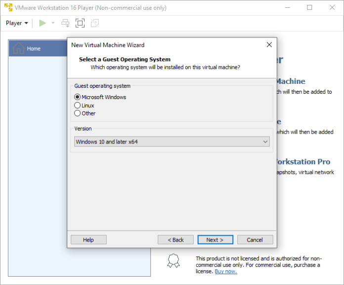 VMware Workstation Player para Windows Download