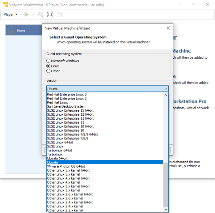 VMware Workstation Player para Windows Download