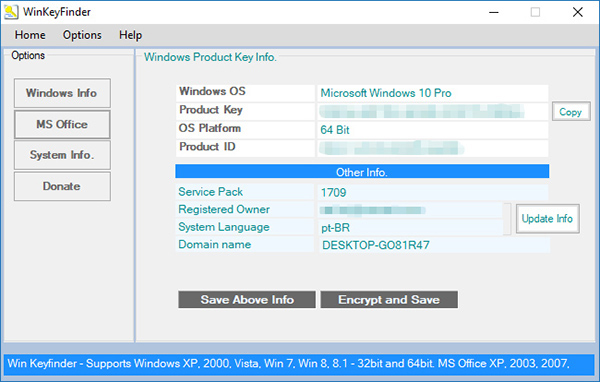WinKey Finder para Windows Download