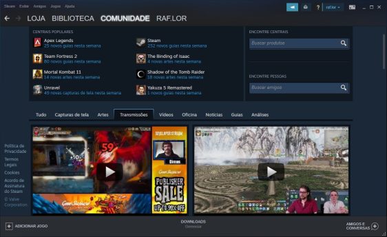 Cliente Steam para Windows Download - Baixesoft