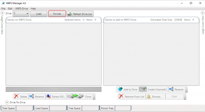 WBFS Manager 4.0 para Windows Download - Baixesoft