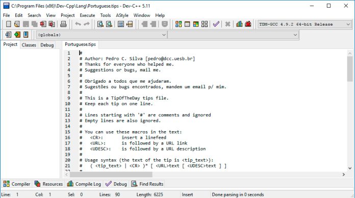 Dev-C++ para Windows Download