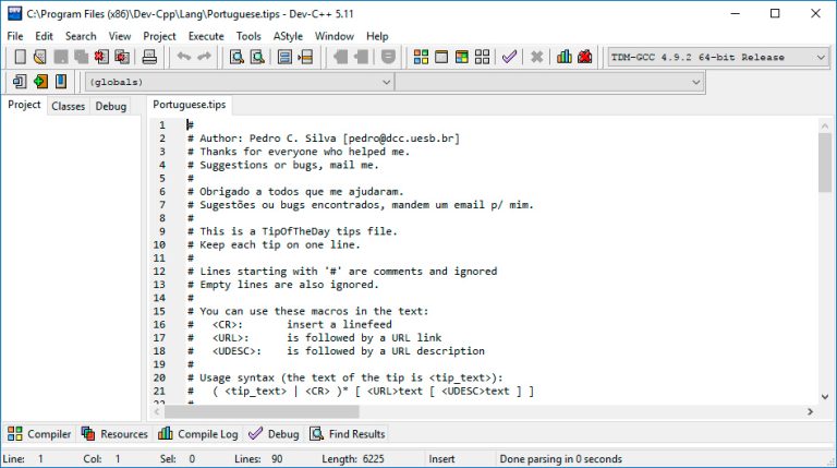 Dev-C++ para Windows Download