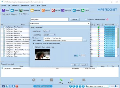 MP3 Rocket para Windows Download