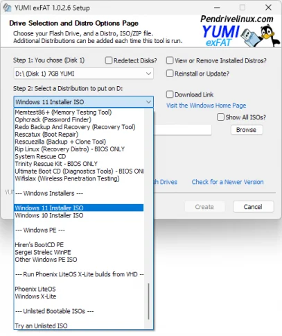 YUMI para Windows Download - Versão exFAT 1.0.2.6