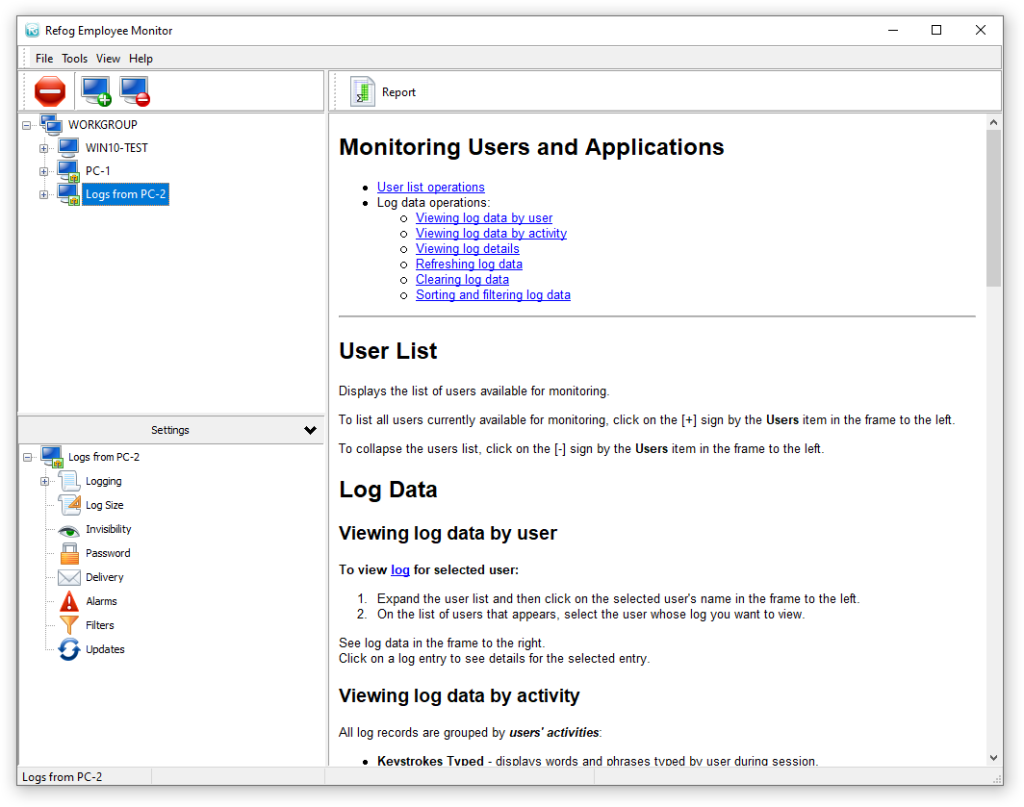 Refog Personal Monitor para Windows Download - Baixesoft