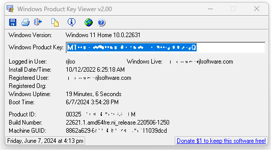 Windows Product Key Viewer Download - Baixesoft