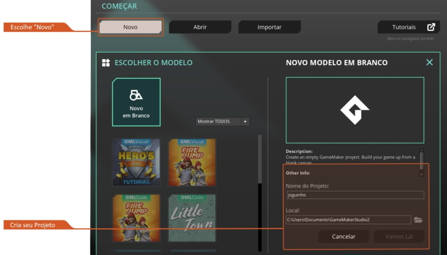 Game Maker Studio para Windows Download