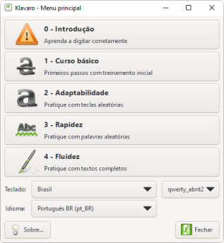 Klavaro: Curso de Digitação para Windows Download
