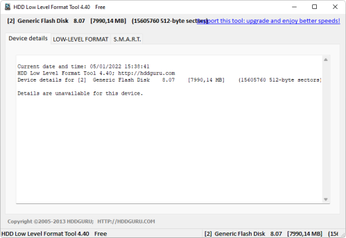 HDD Low Level Format Tool para Windows Download