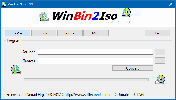WinBin2Iso para Windows Download