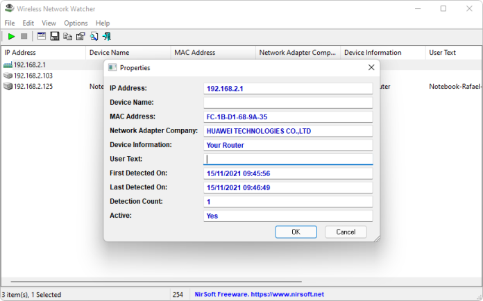 Wireless Network Watcher para Windows Download - Baixesoft