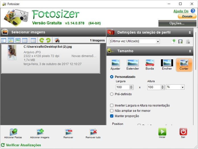 Fotosizer para Windows Download