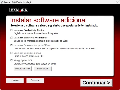 Drivers da Impressora Lexmark X2695 Download - Baixesoft