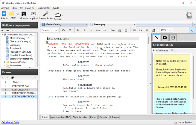 Celtx 2.9.7 para Windows Download - Baixesoft