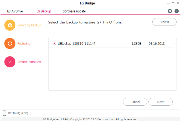 LG Bridge para Windows Download