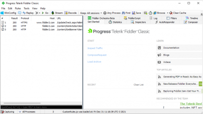 Fiddler Classic para Windows Download - Baixesoft