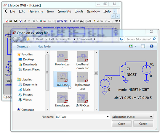 LTspice XVII para Windows Download