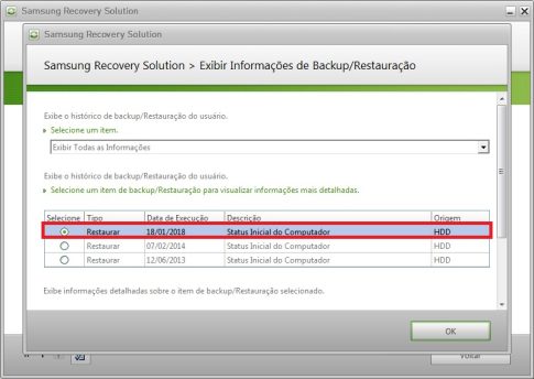 Samsung Recovery Solution para Windows Download