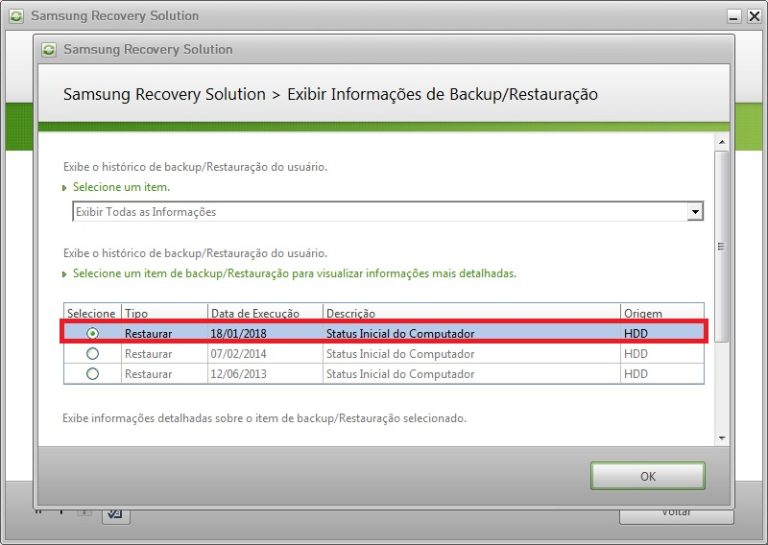 Samsung Recovery Solution para Windows Download