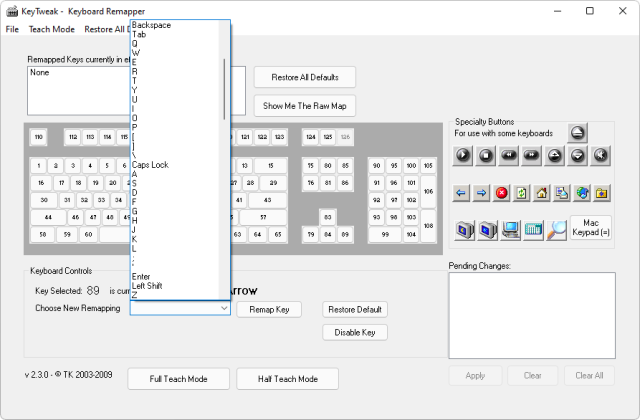 KeyTweak para Windows Download - Baixesoft