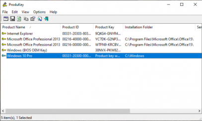 ProduKey para Windows Download - Baixesoft