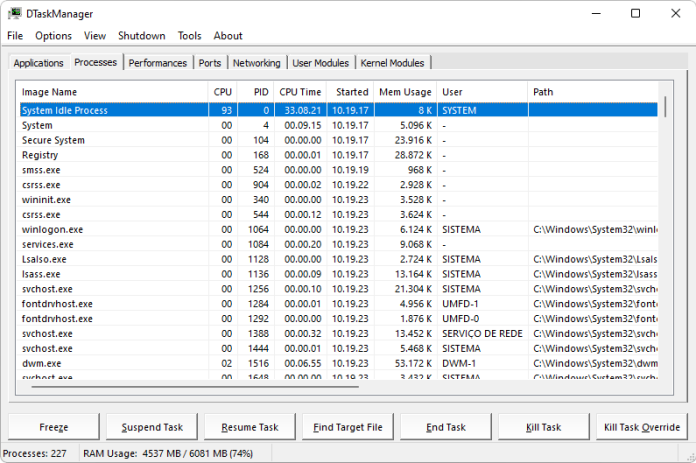 DTaskManager para Windows Download - Baixesoft