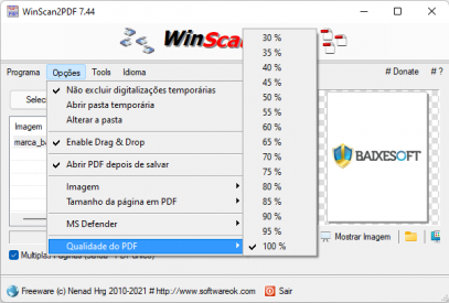 WinScan2PDF para Windows Download - Baixesoft