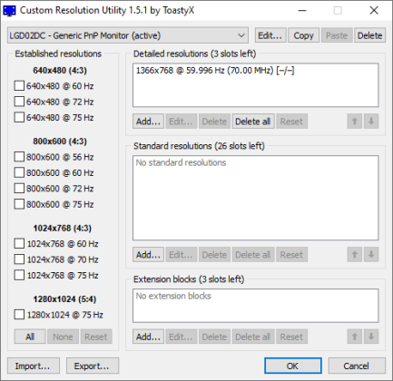 Custom Resolution Utility para Windows Download
