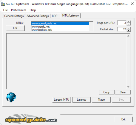 SG TCP Optimizer para Windows Download