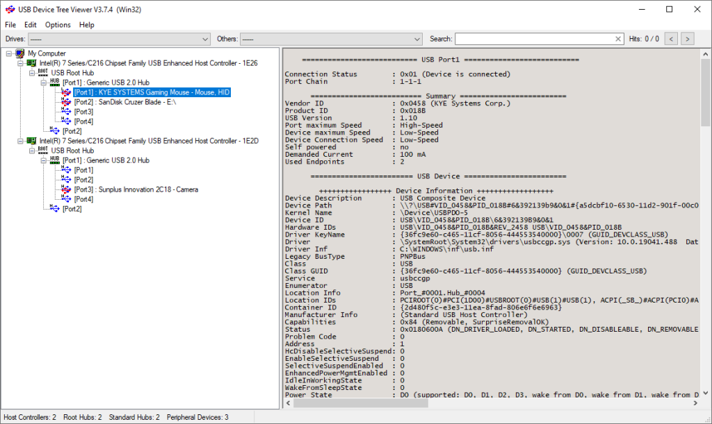 USB Device Tree Viewer para Windows Download