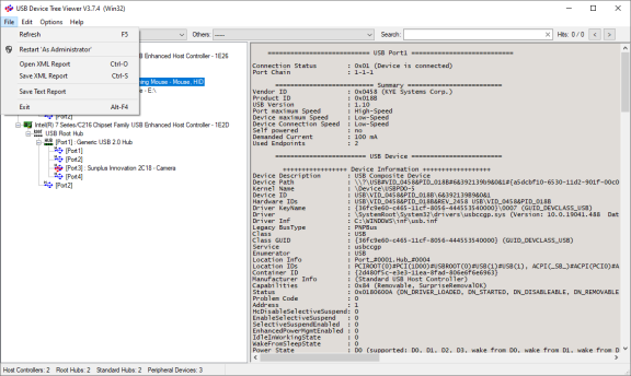 USB Device Tree Viewer para Windows Download