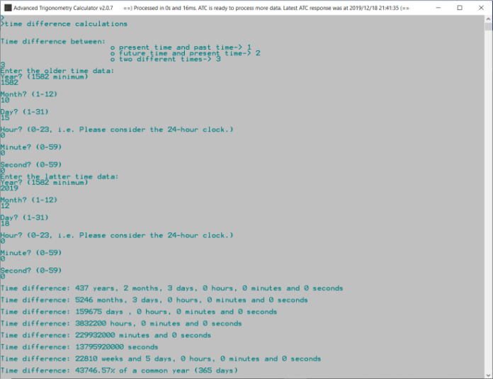 Advanced Trigonometry Calculator para Windows Download
