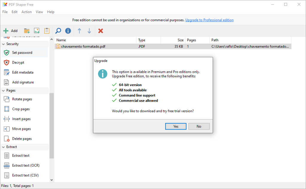PDF Shaper Free para Windows Download