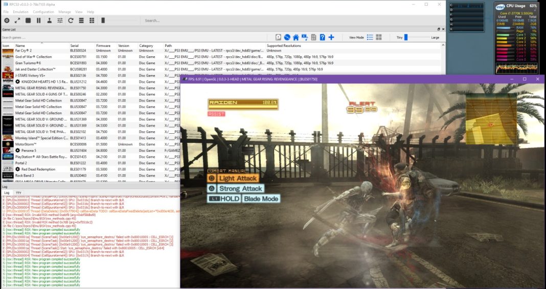 RPCS3 - Emulador de PlayStation 3 para Windows Download