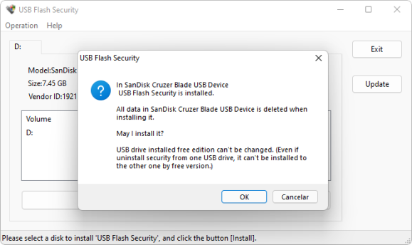 USB Flash Security para Windows Download