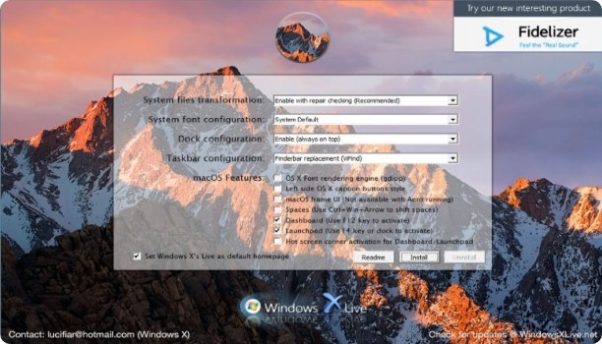 macOS Transformation Pack para Windows Download