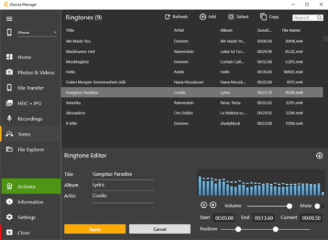 iDevice Manager para Windows Download