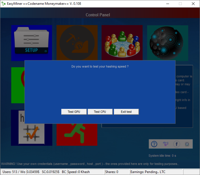 EasyMiner para Windows Download
