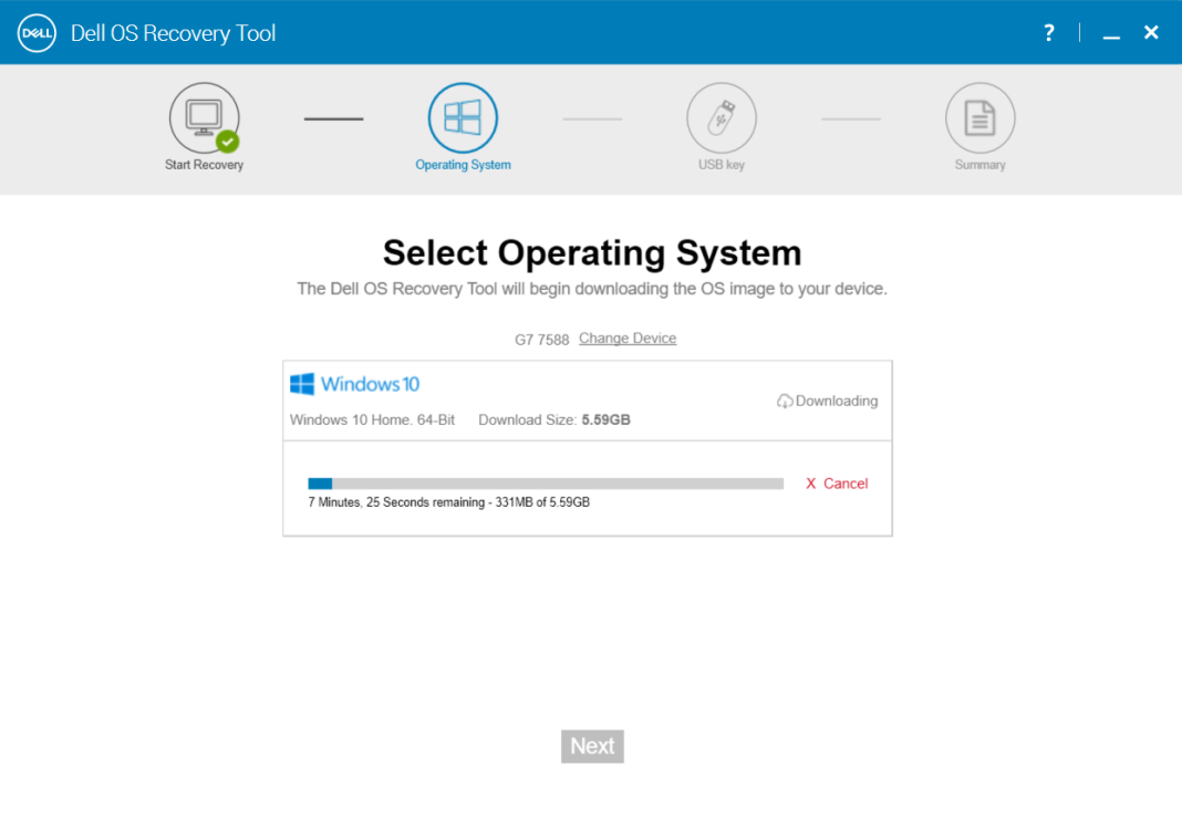 Dell OS Recovery Tool Download